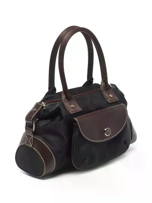 LANCEL Contrast Stitching Tote Bag