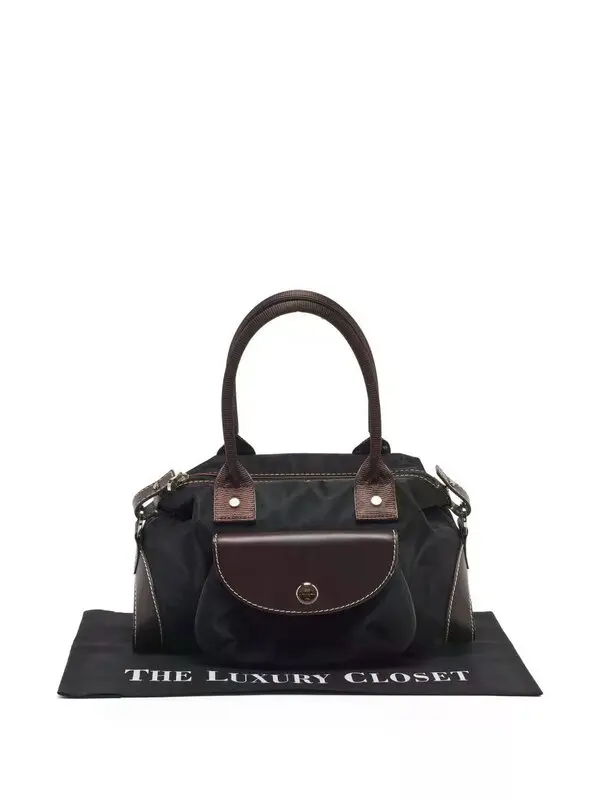 LANCEL Contrast Stitching Tote Bag