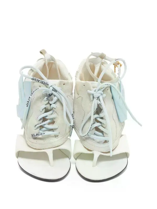 Off-White Arrows" Lace-up Stiletto Sandals