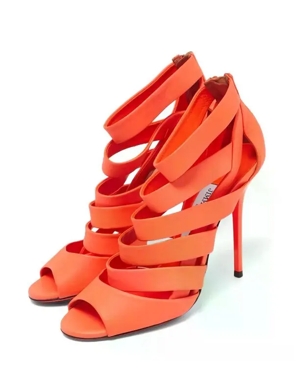 JIMMY CHOO Dame Caged Sandals