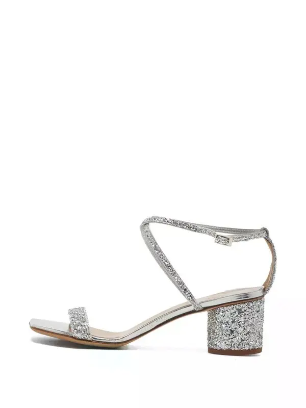 GIUSEPPE ZANOTTI Tara Heeled Sandals - Silver