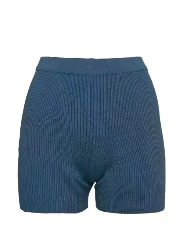 Jacquemus Ribbed Knitted Shorts