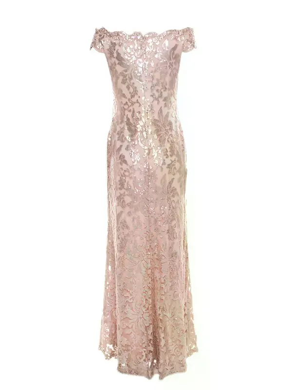 Tadashi Shoji Lace Sequinned Gown