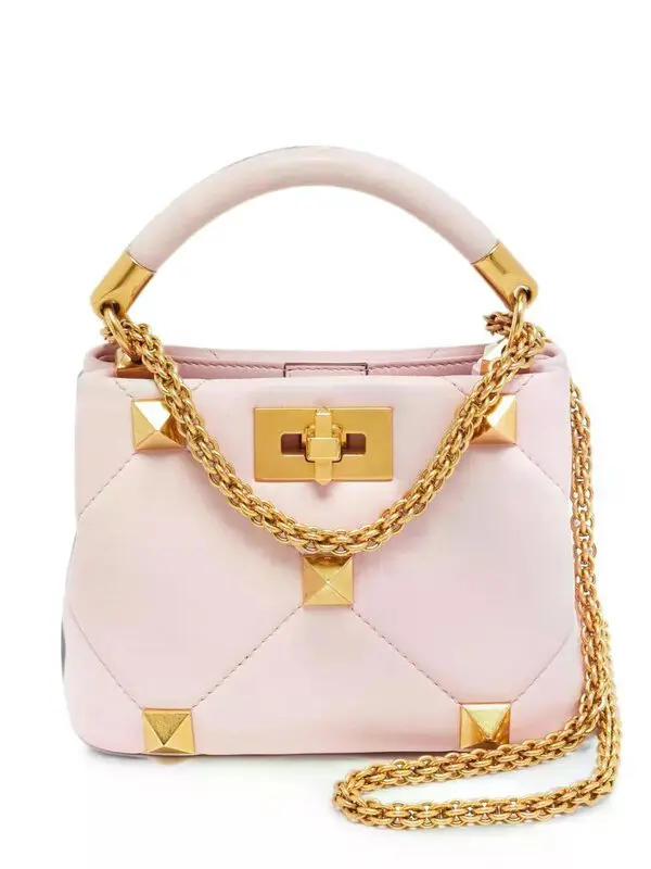 Valentino Garavani Mini Roman Stud Tote Bag - Pink