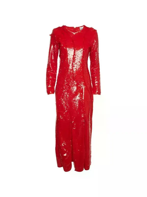 GANNI Long-sleeves Maxi Dress