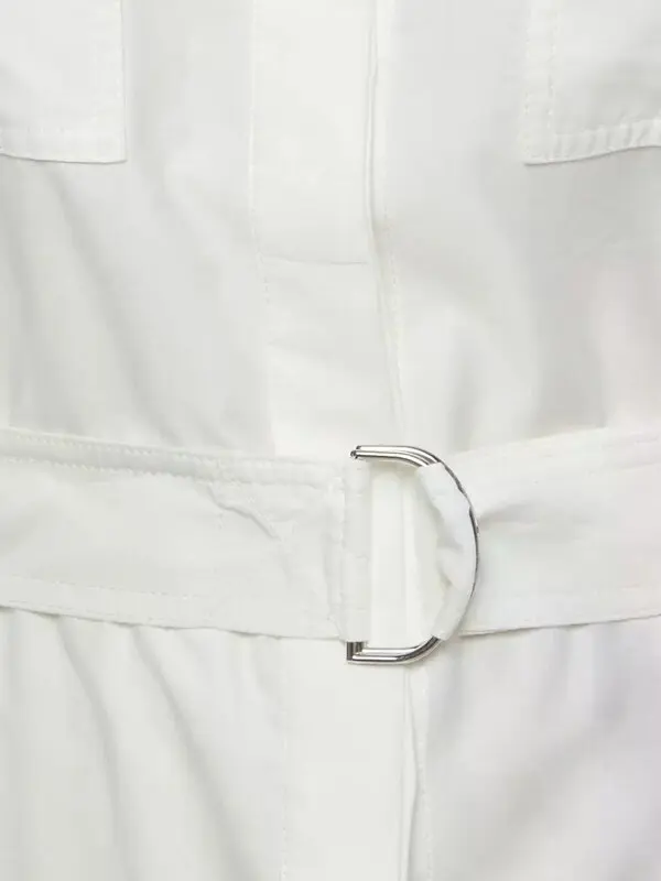 Burberry Belted Midi Dress
