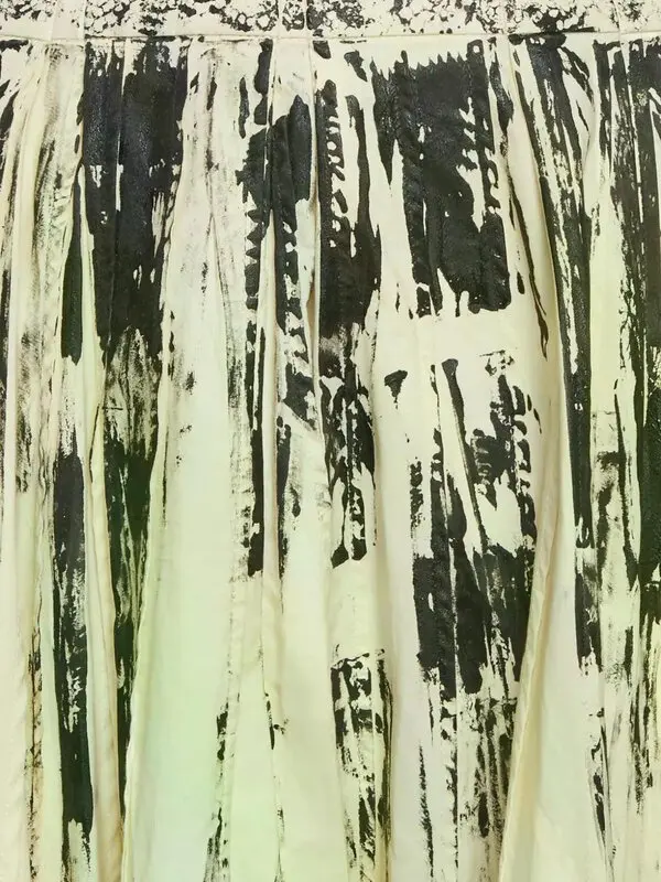 Bottega Veneta Printed Pleated Skirt