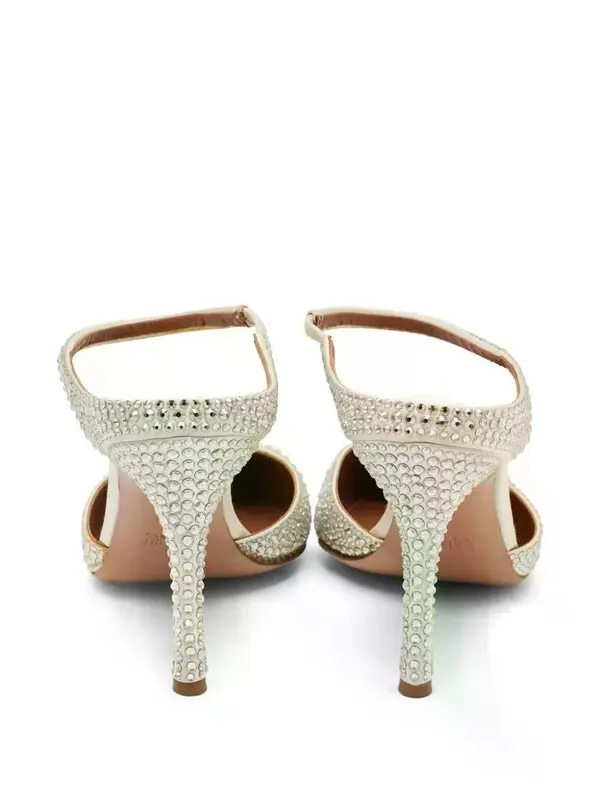 MALONE SOULIERS Iona Crystal-embellished Mules