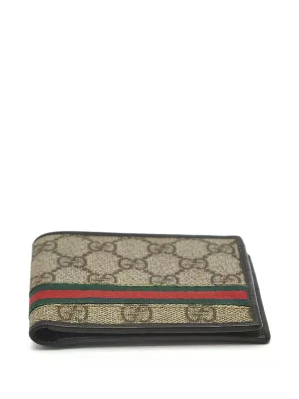 Gucci Web Gg Supreme Wallet