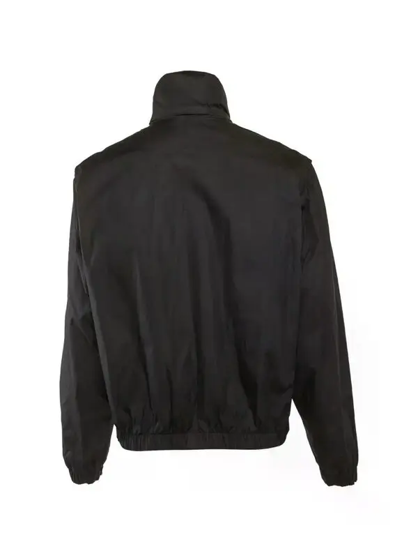 Giorgio Armani Zip-up Hooded Jacket - Black