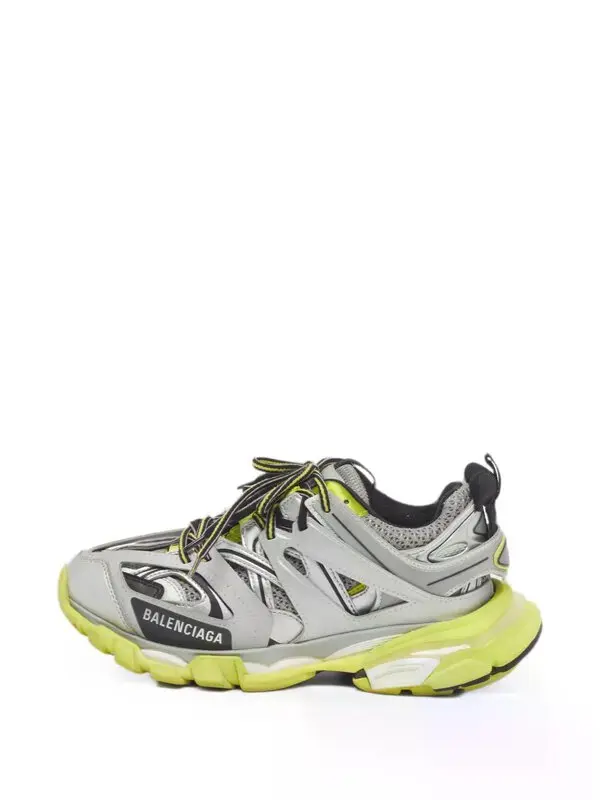 Balenciaga Track Layered Low-tops Sneakers - Silver