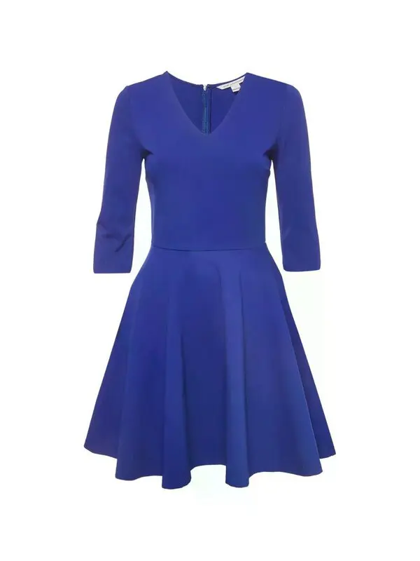 Diane Von Furstenberg Jeannie Flared Dress - Blue