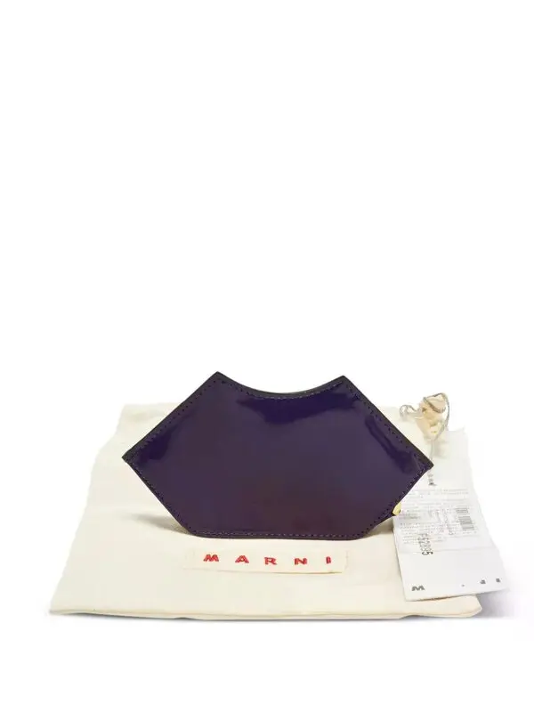 Marni Zip Leather Clutch Bag