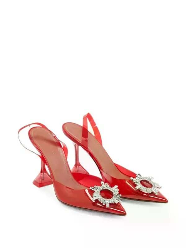 Amina Muaddi Begum Crystal-embellished Pumps