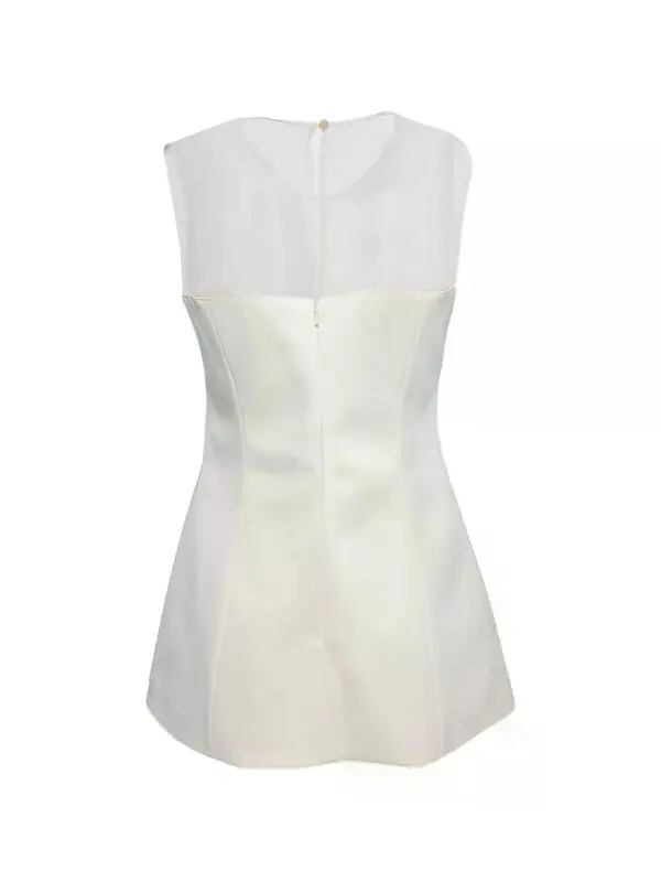 Khaite Sasmo Paneled Sleeveless Blouse