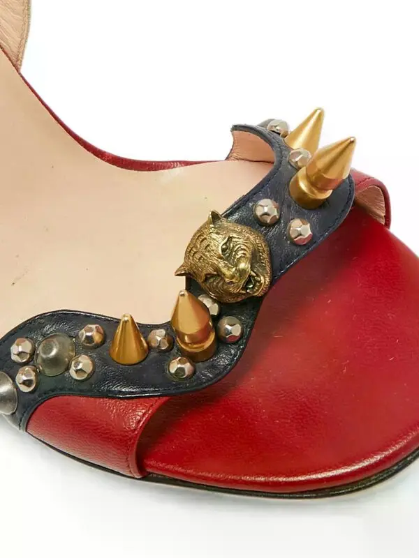 Gucci Malibu Spiked Ankle-strap Sandals