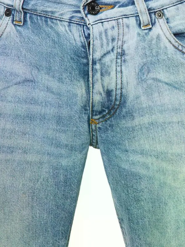 Dolce & Gabbana Angel Print Slim Fit Jeans