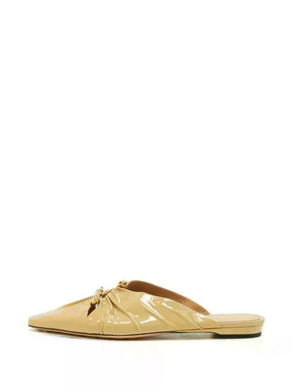 Bottega Veneta Leather Mules - Neutrals