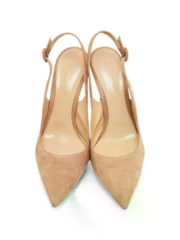 GIANVITO ROSSI Pointed-toe Slingback Pumps