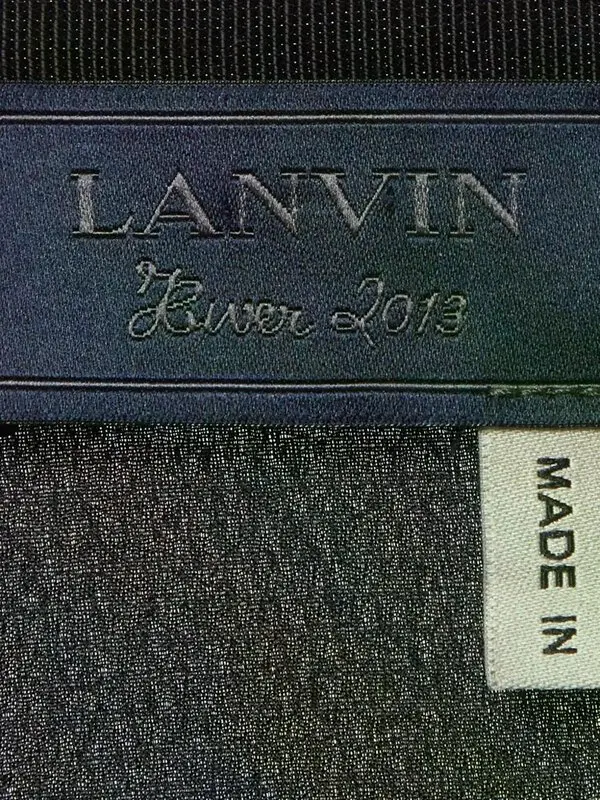 LANVIN Crinkled Pussy-bow Blouse