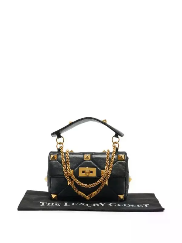 Valentino Garavani Roman Stud-embellished Shoulder Bag