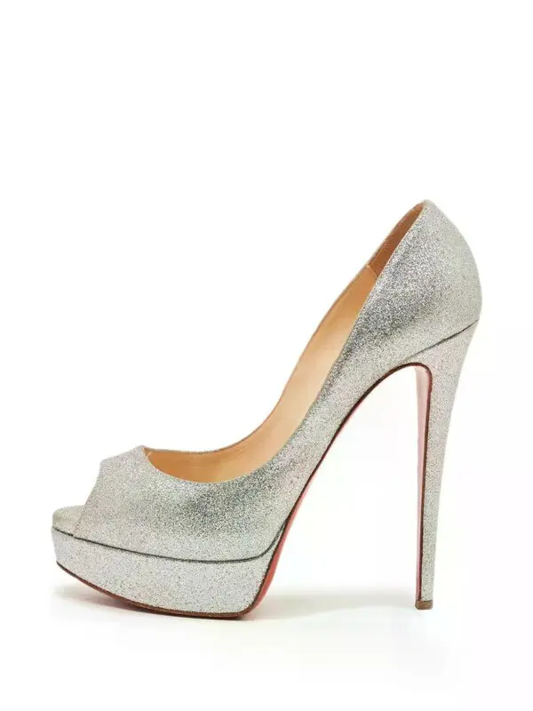 CHRISTIAN LOUBOUTIN Very Privé Peep-toe Pumps