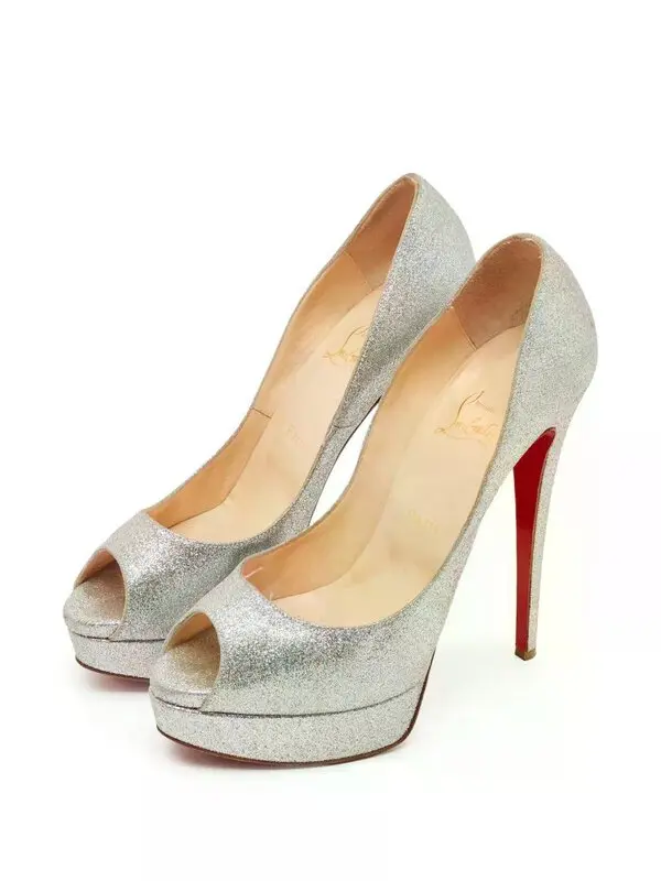 CHRISTIAN LOUBOUTIN Very Privé Peep-toe Pumps