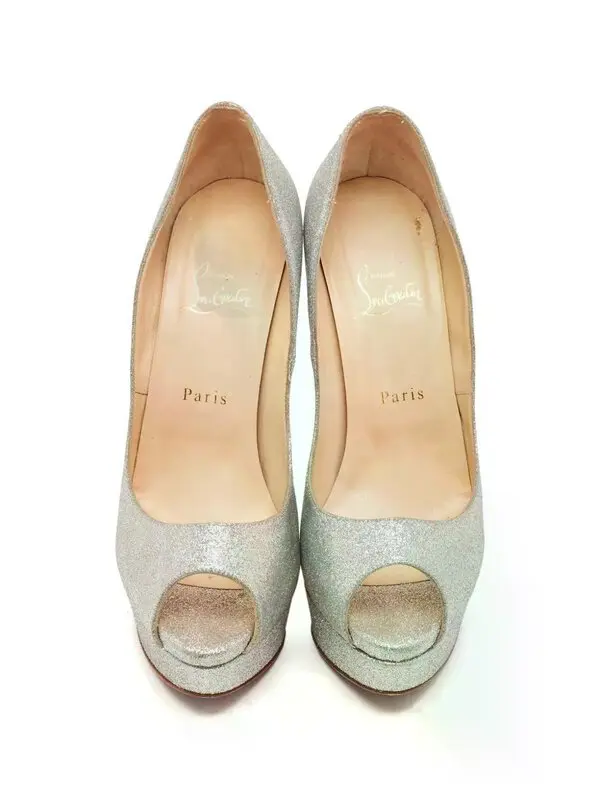 CHRISTIAN LOUBOUTIN Very Privé Peep-toe Pumps