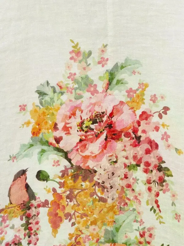 Zimmermann Mae Floral-print Linen Maxi Dress