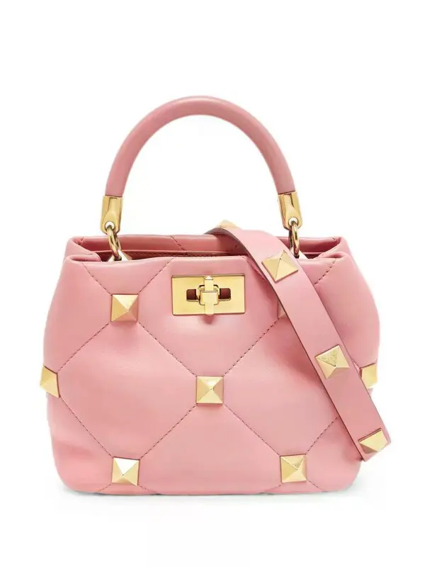 Valentino Garavani Small Roman Shoulder Bag - Pink