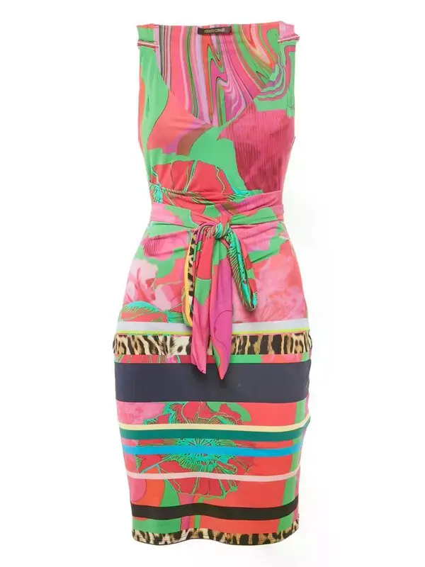 ROBERTO FABRIS VINTAGE Graphic-print Jersey Dress