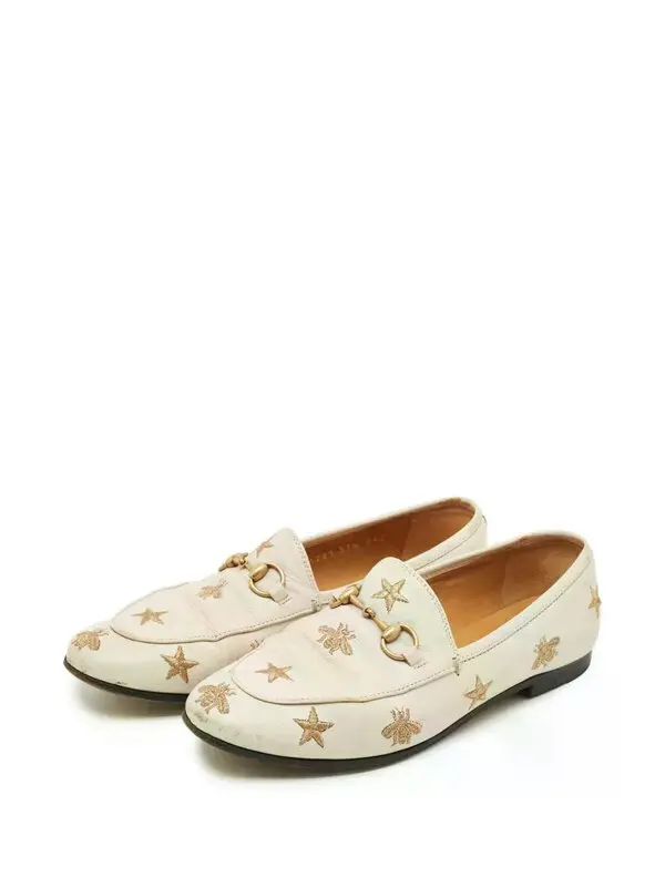Gucci Jordaan Patterned Loafers - Neutrals