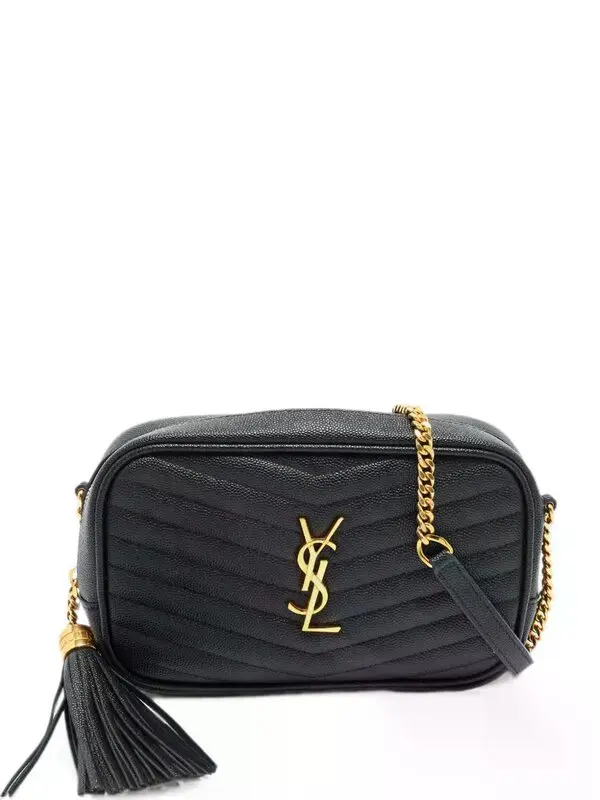 Saint Laurent Lou Matelassé Camera Bag - Black