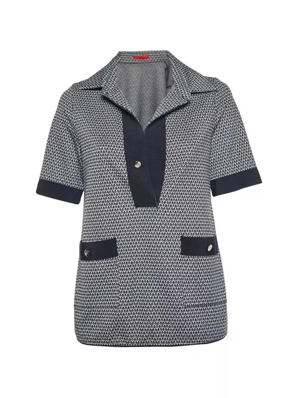 Carolina Herrera Geometric-pattern Short-sleeve T-shirt