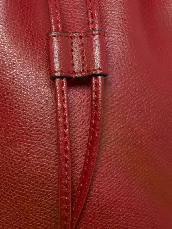 Fendi Mon Tresor Leather Bucket Bag - Red