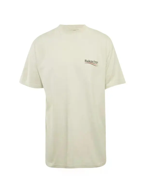 Balenciaga Political Campaign Print Short-sleeve T-shirt - Neutrals