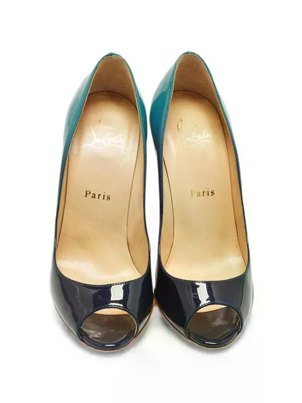 CHRISTIAN LOUBOUTIN Yootish Peep-toe Heeled Pumps