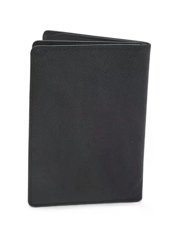 LOUIS VUITTON 2002 Ardoise Leather Card Holder