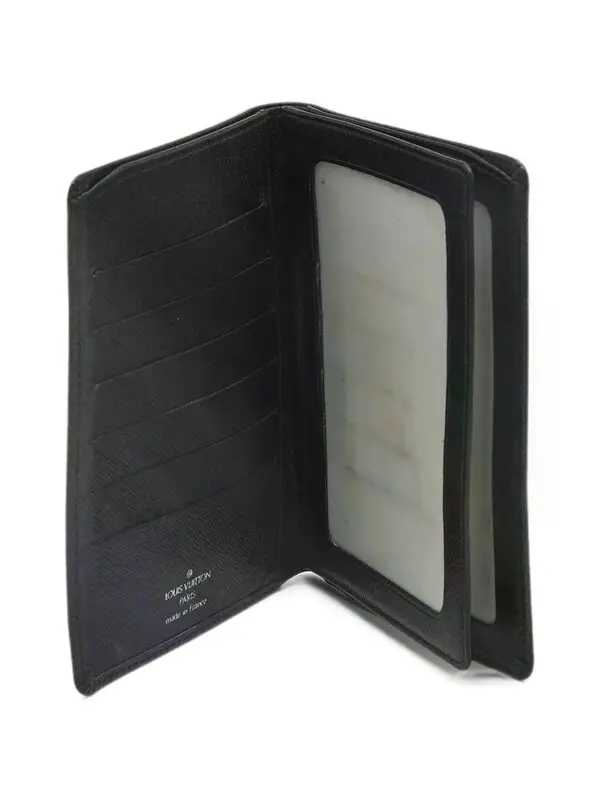 LOUIS VUITTON 2002 Ardoise Leather Card Holder