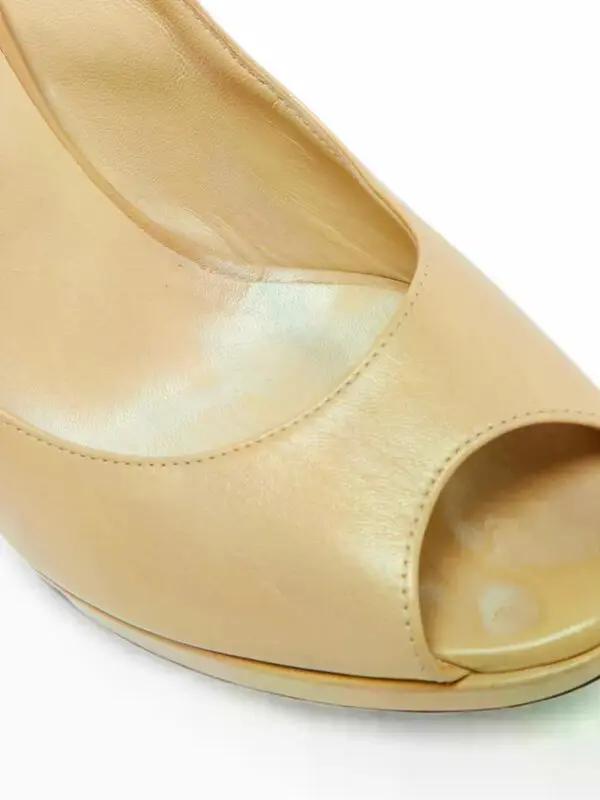 JIMMY CHOO Quiet Peep-toe Heeled Pumps