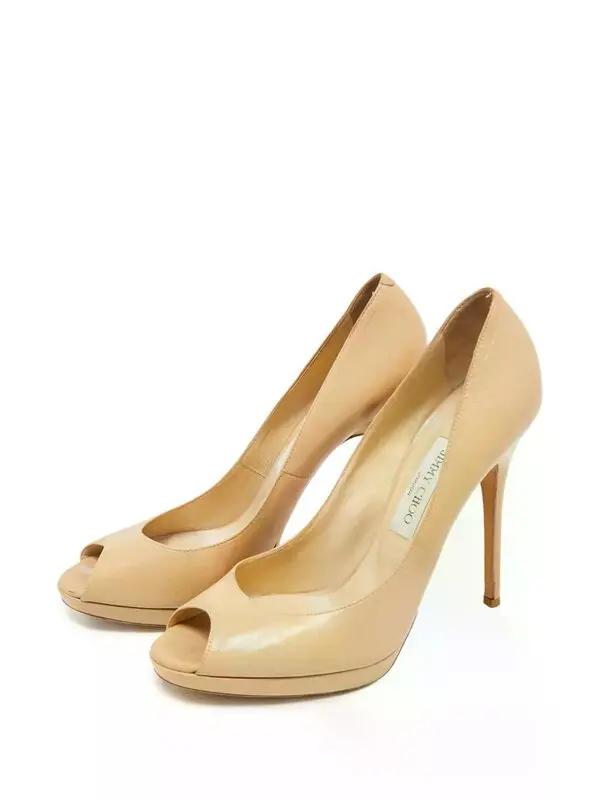 JIMMY CHOO Peep-toe Stiletto Heel Pumps