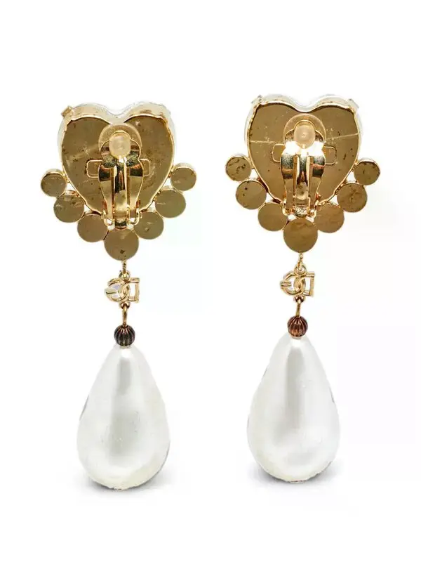 Dolce & Gabbana Crystal Faux-pearl Earrings