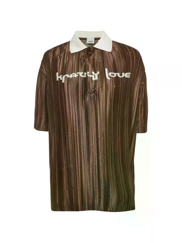 Burberry Krazy Love Short-sleeve Polo Shirt - Brown