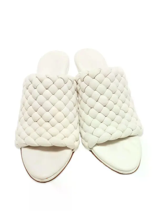 Bottega Veneta Curve Leather Sandals