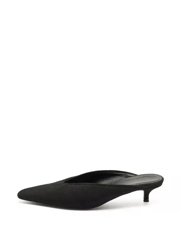 Balenciaga Knife Heeled Mules - Black