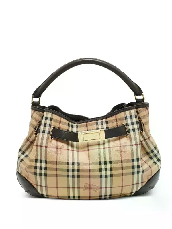 Burberry Medium Willenmore Check Tote Bag - Brown