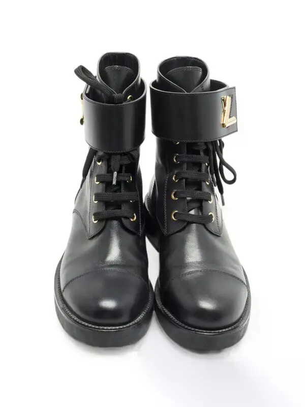 LOUIS VUITTON Wonderland Flat Ranger Combat Boots