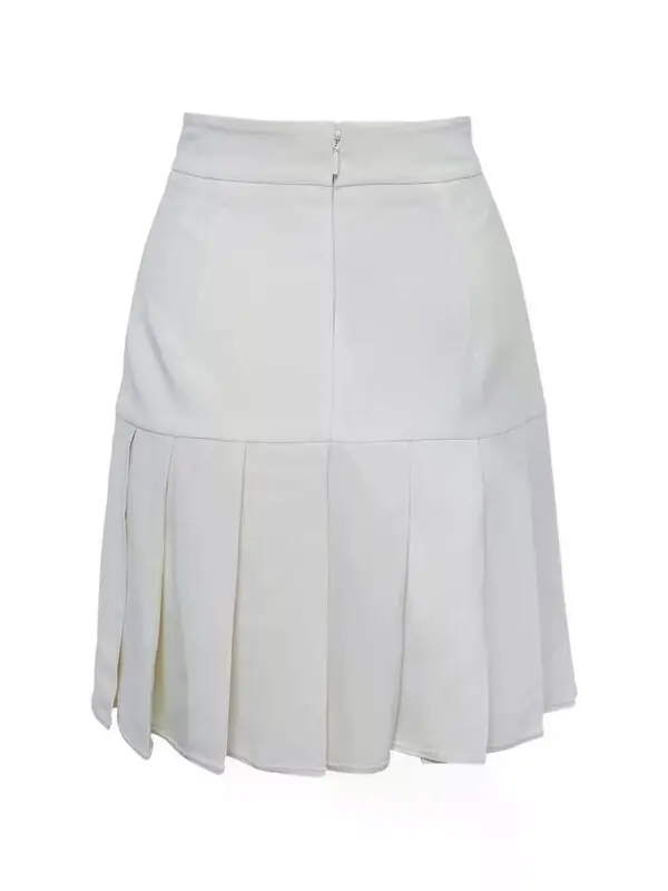 Gucci Pleated Sateen Mini Skirt