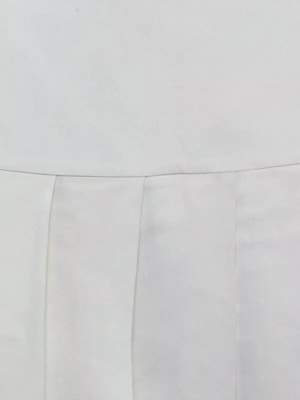 Gucci Pleated Sateen Mini Skirt