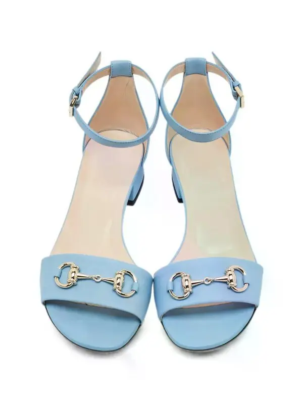Gucci Horsebit Ankle-strap Sandals
